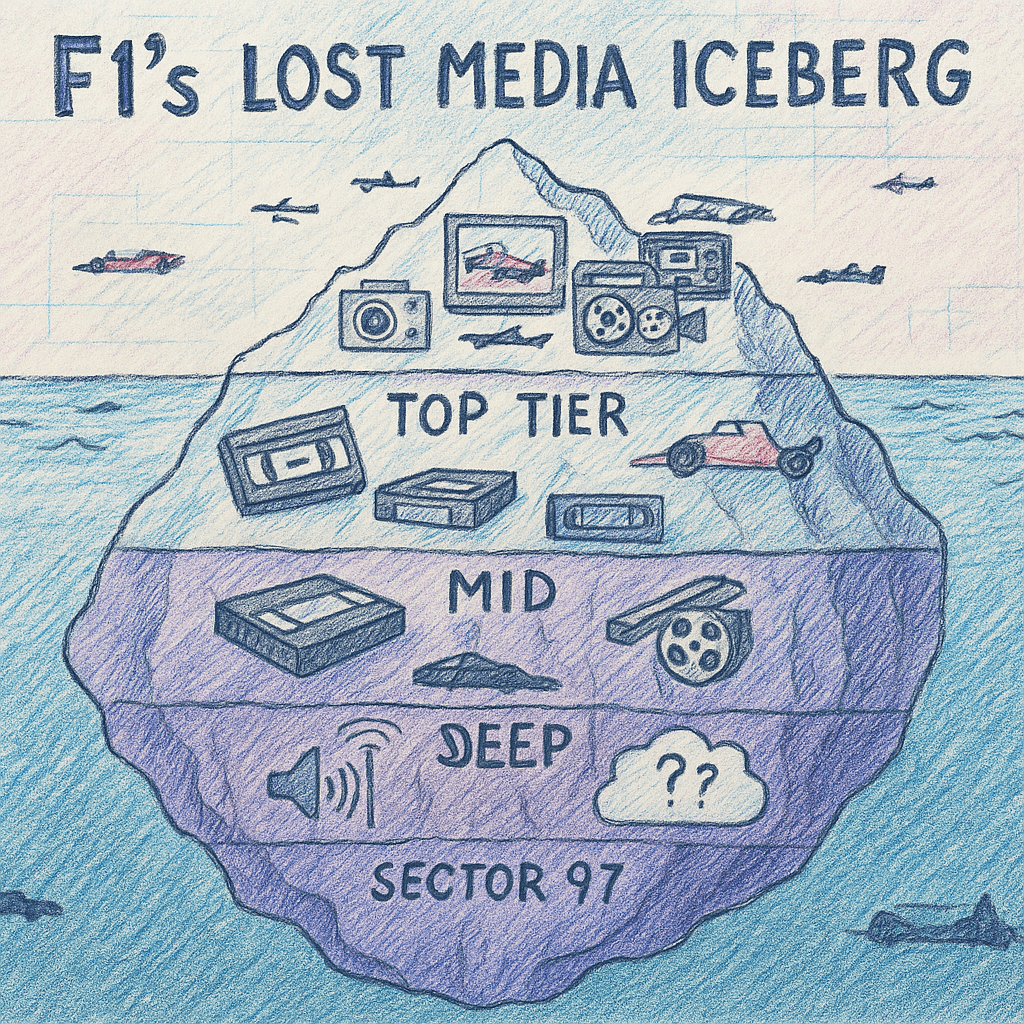 F1 Lost Media Iceberg: Explore the Unknown