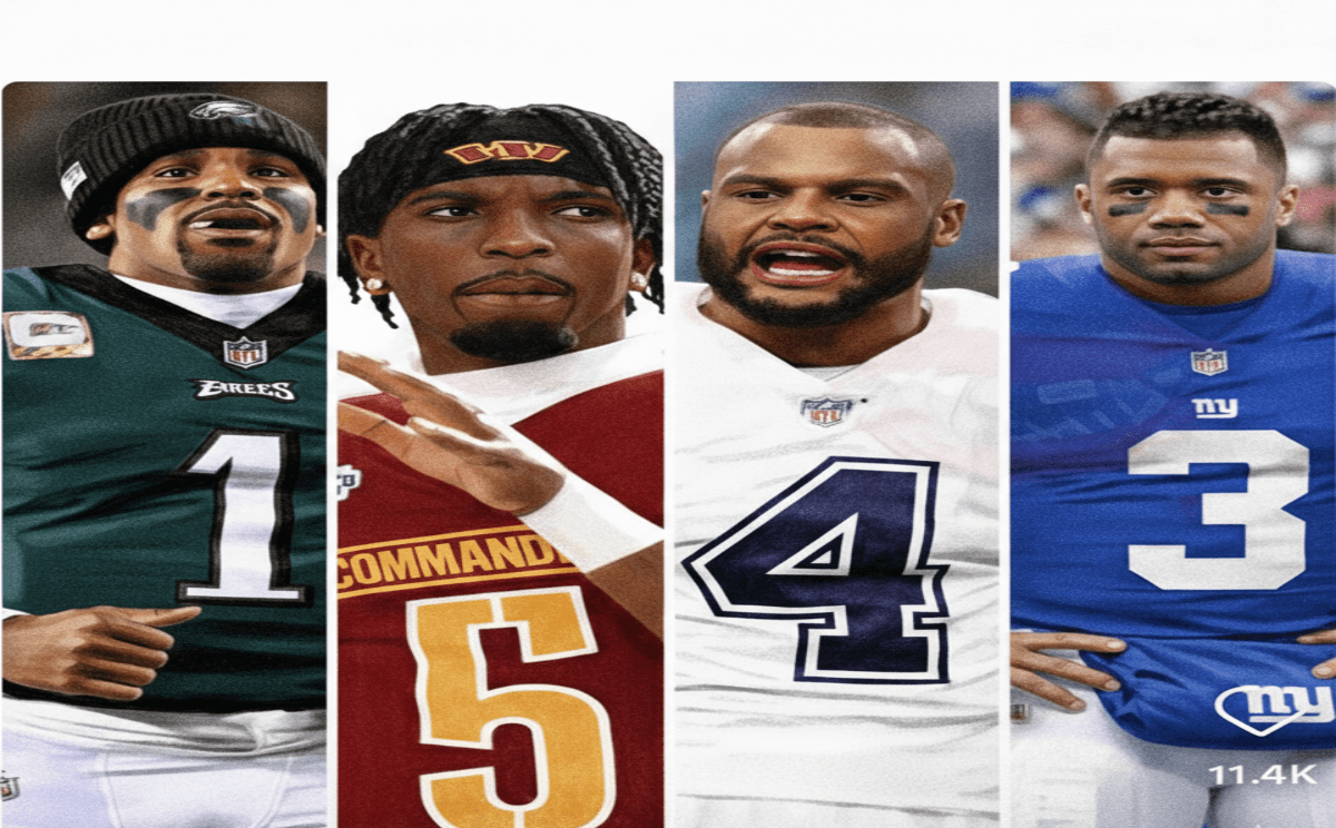 NFC East set to make history with 4 Black starting quarterbacks