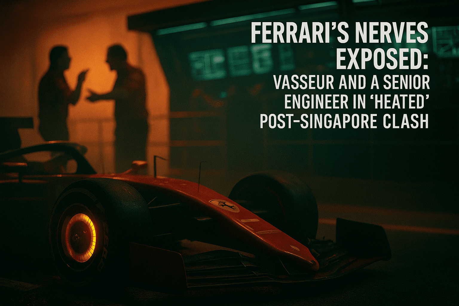 Ferrari Heated Clash Singapore: Team Dynamics Unveiled