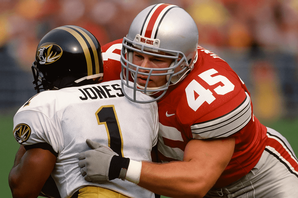 Andy Katzenmoyer and the hit that still splits college football