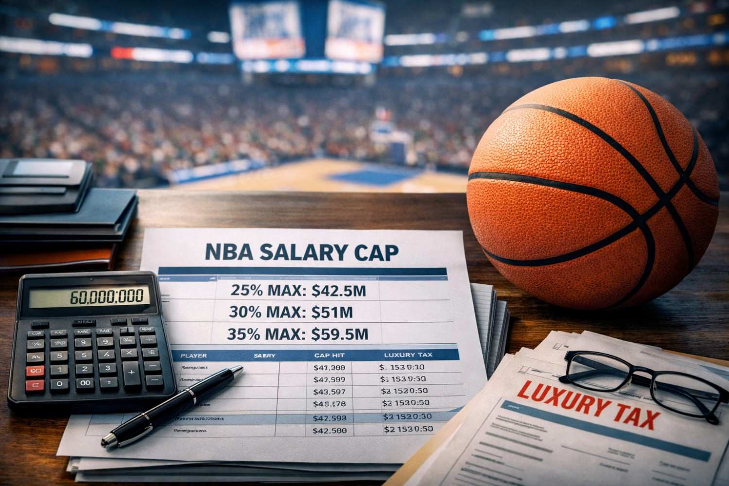 NBA Max Contract Rules 2026–27: The $60M Squeeze