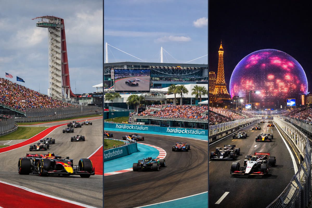 Best Grandstands at US Grand Prix Events: 2026 Ranking