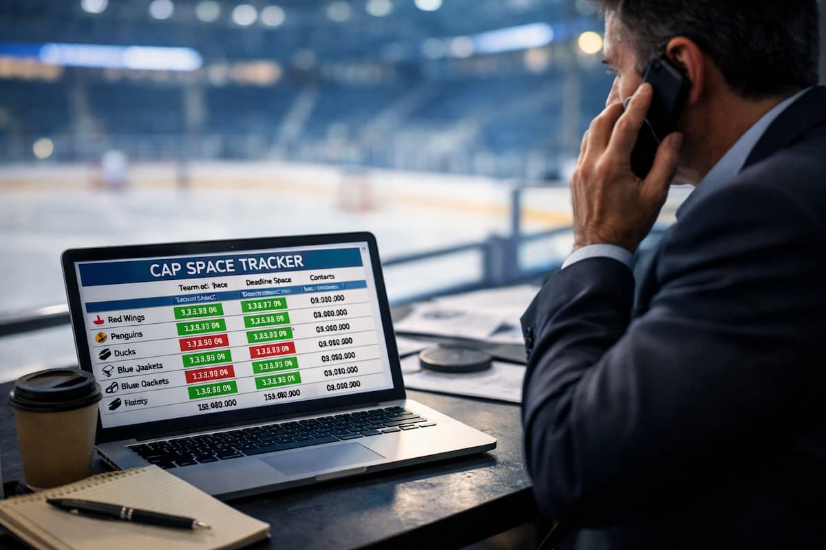 2026 NHL Cap Space Tracker: 10 Teams With Deadline Room
