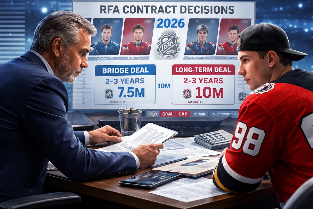 NHL RFA Strategy in 2026: Bridge Deal vs. Long-Term Deal
