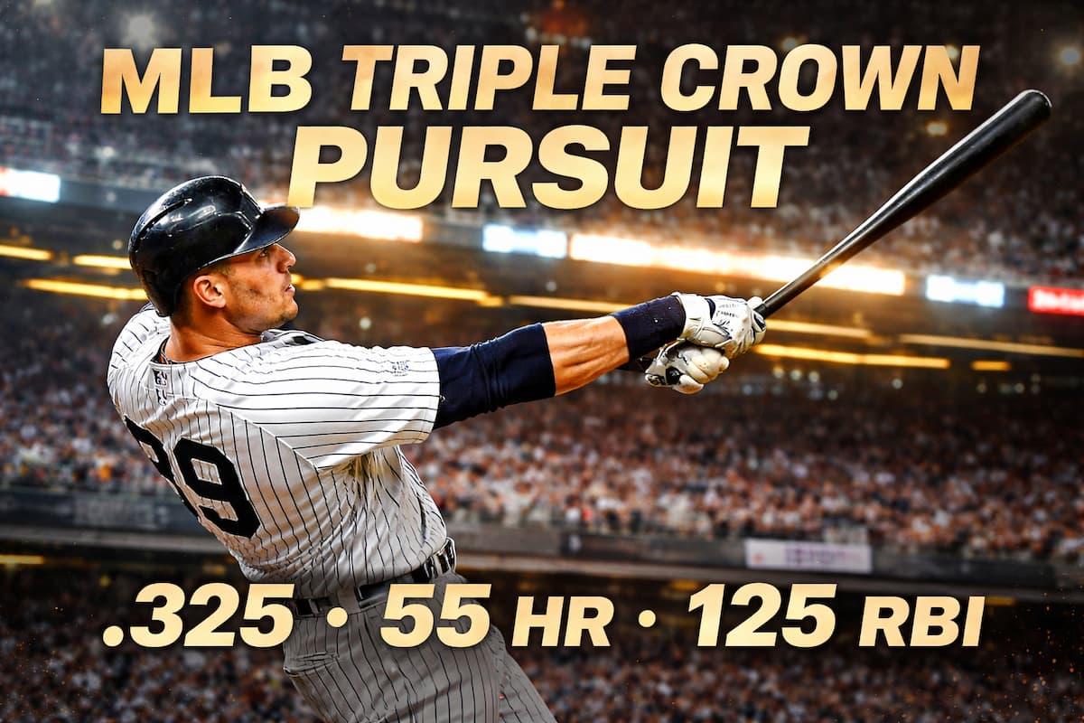 Historical MLB Triple Crown Pursuits: 2026 Contenders