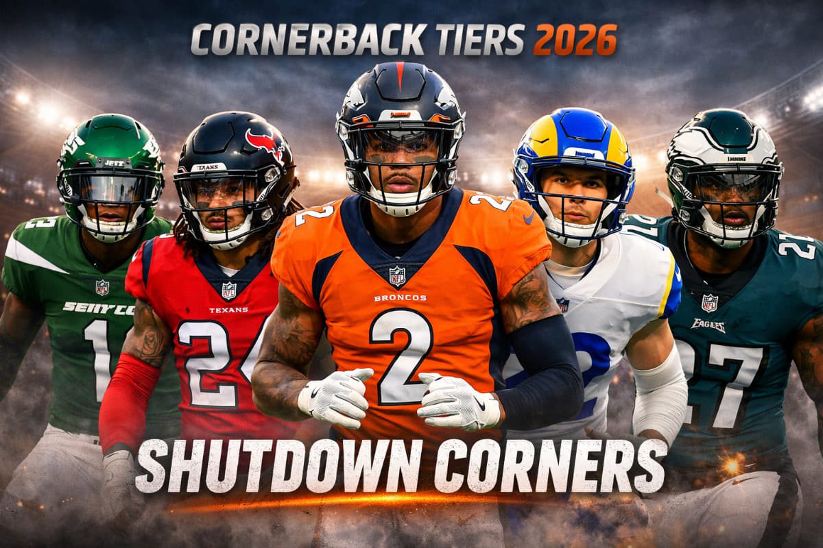 Cornerback Tiers 2026 Ranking the NFLs Shutdown Corners