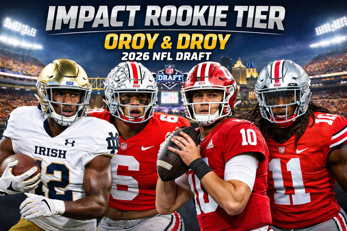 Impact Rookie Tier OROY and DROY Picks for 2026