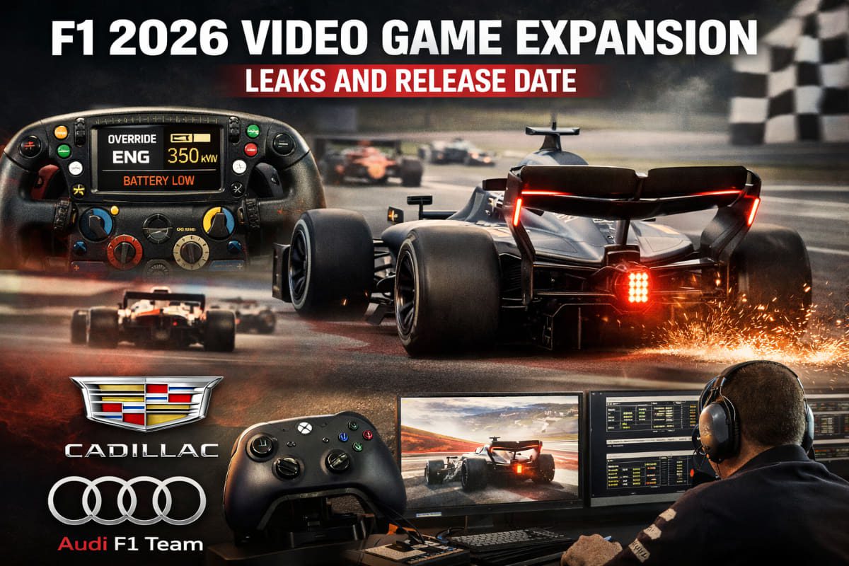 F1 2026 Video Game Leaks Release Date and Key New Features