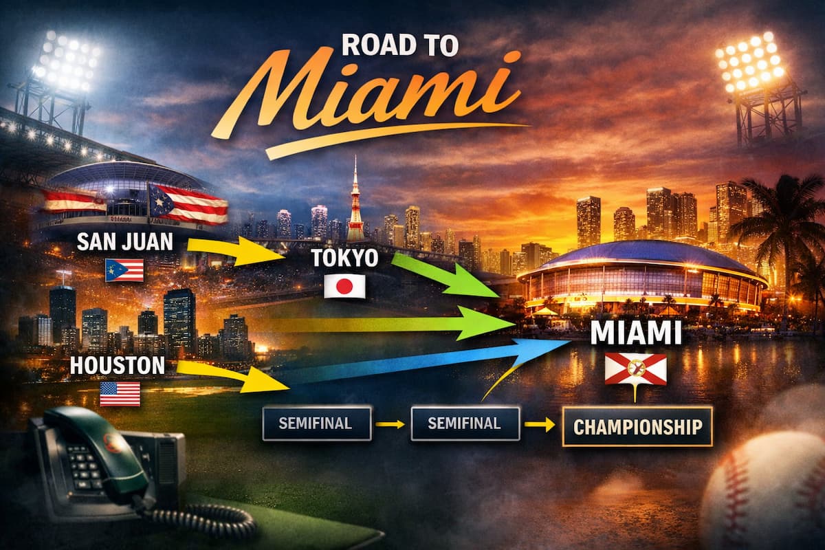 2026 WBC Quarterfinal Bracket: Road to Miami