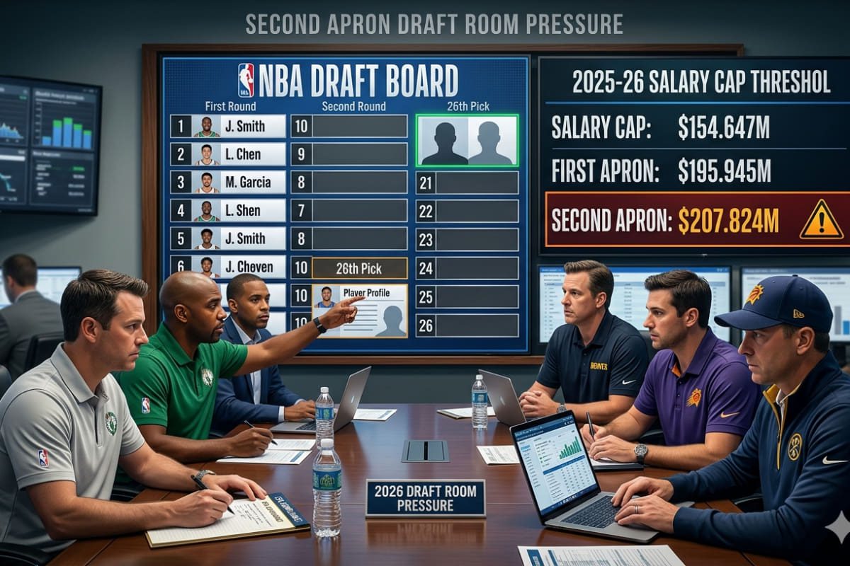 2026 Second Apron Rules Reshape NBA Draft Strategy