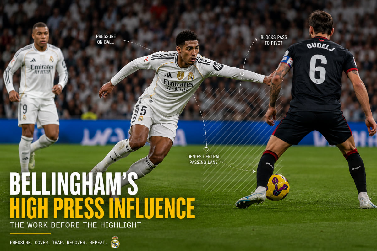 Bellingham’s High Press Influence Drives Real Madrid
