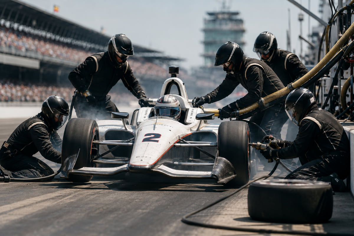 Josef Newgarden Pit Stop Strategy Turns Scars Into Math